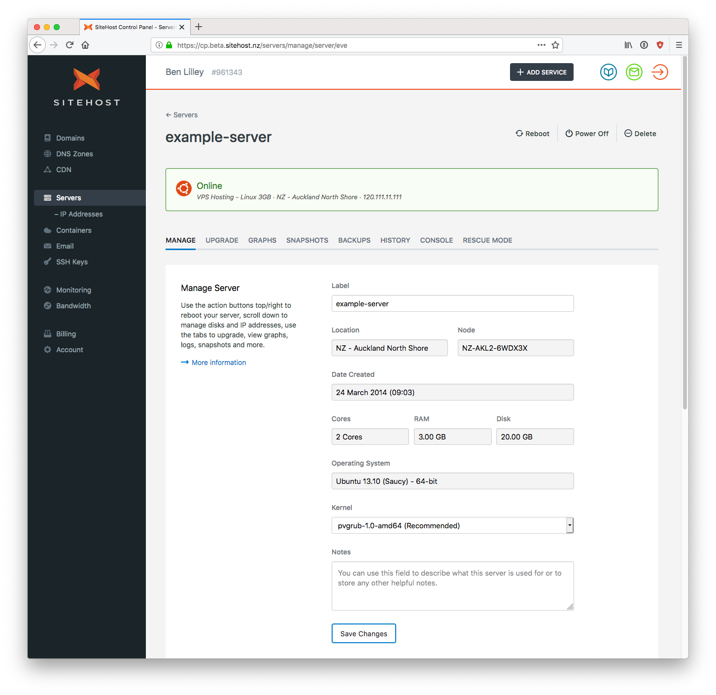 The Big SiteHost Control Panel Update of 2019 – SiteHost